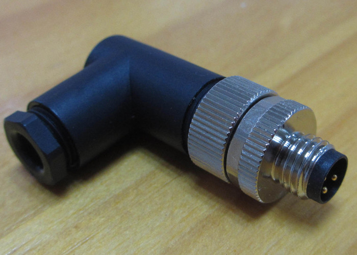 M8 M12 Male 90 Degree Connector Injection Moulding Services For ...